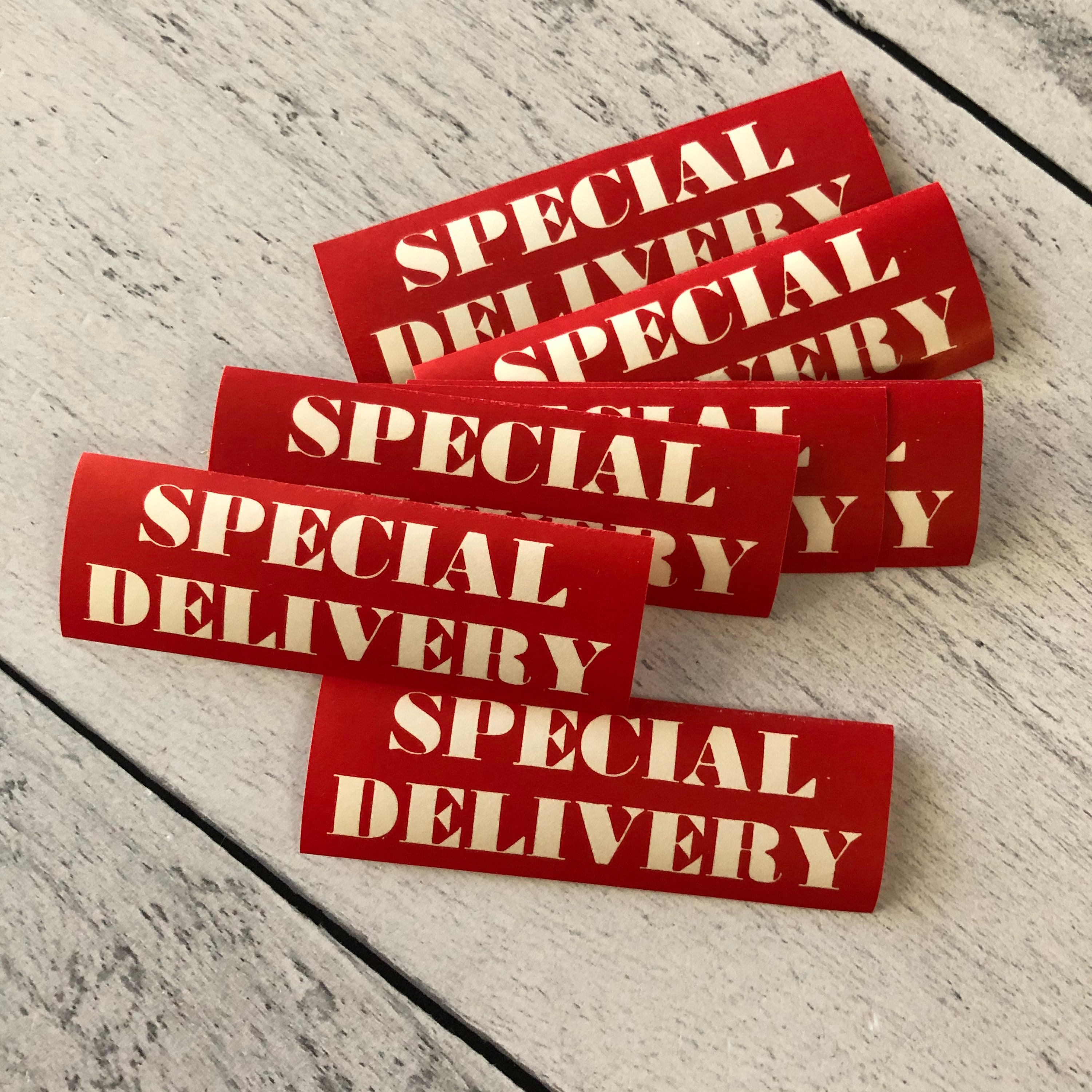 Vintage Dennison Special Delivery Labels Set of 10 | Etsy