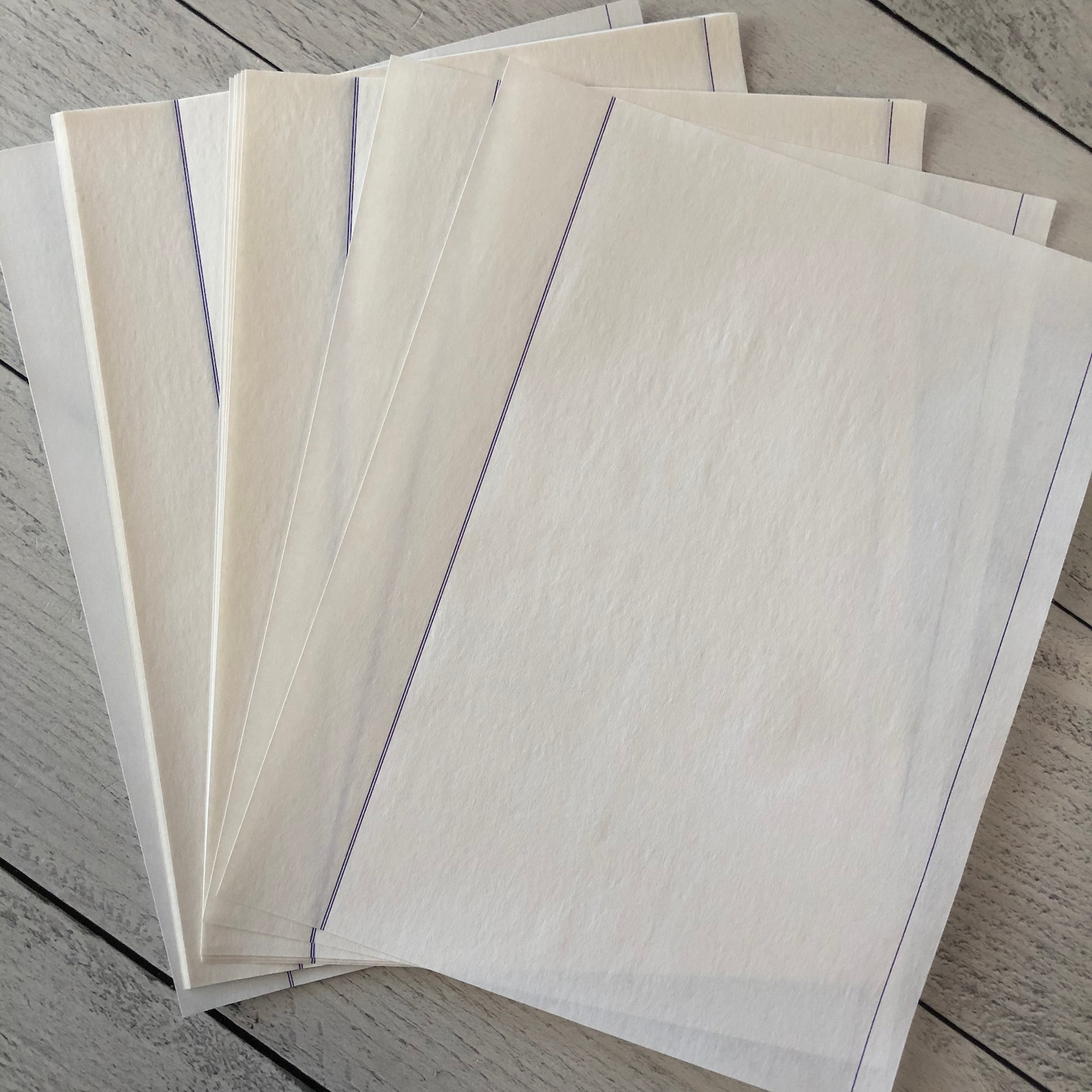 Vintage Sphinx Purple Margin Bond Typing Paper Set of 5 Sheets | Etsy