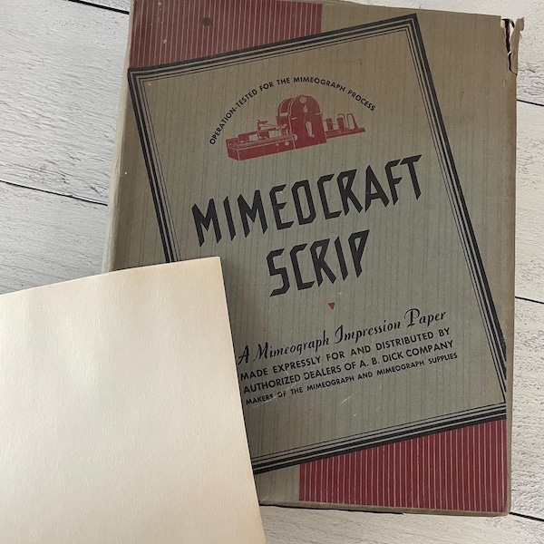 Mimeograph - Etsy