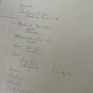 Giant Early 1900’s Banking Ledgers Choose Your Favorite Antique Vintage ...
