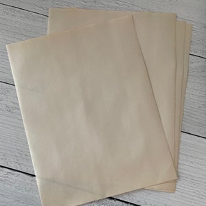 Vintage Mimeocraft Scrip Paper. A Mimeograph Impression Paper Set of 5 ...