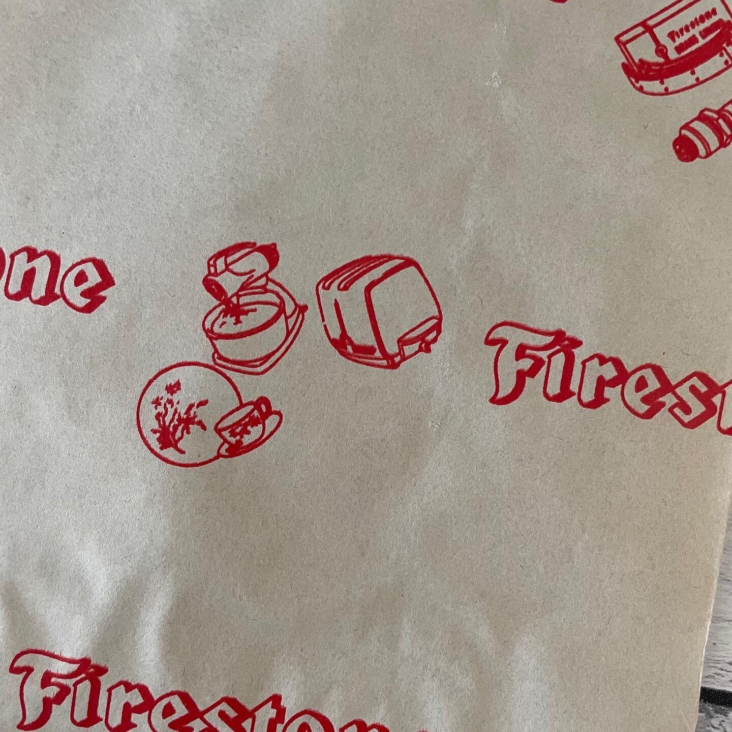 Vintage 1950s Firestone Flat Merchandise Bag, Single Bag - Etsy
