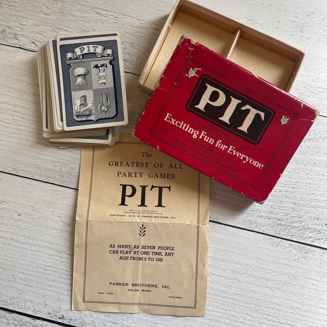 Antique 1919 Game of PIT by Parker Brothers - Etsy