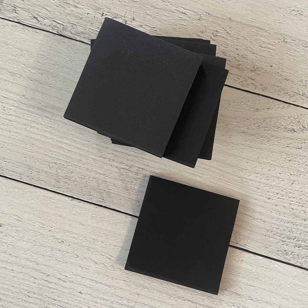 NEW Not Vintage Black Sticky Note Pads - Etsy
