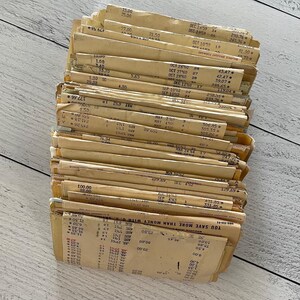Vintage 1950s-60s Bank Statement Bundles With Cancelled Checks and ...