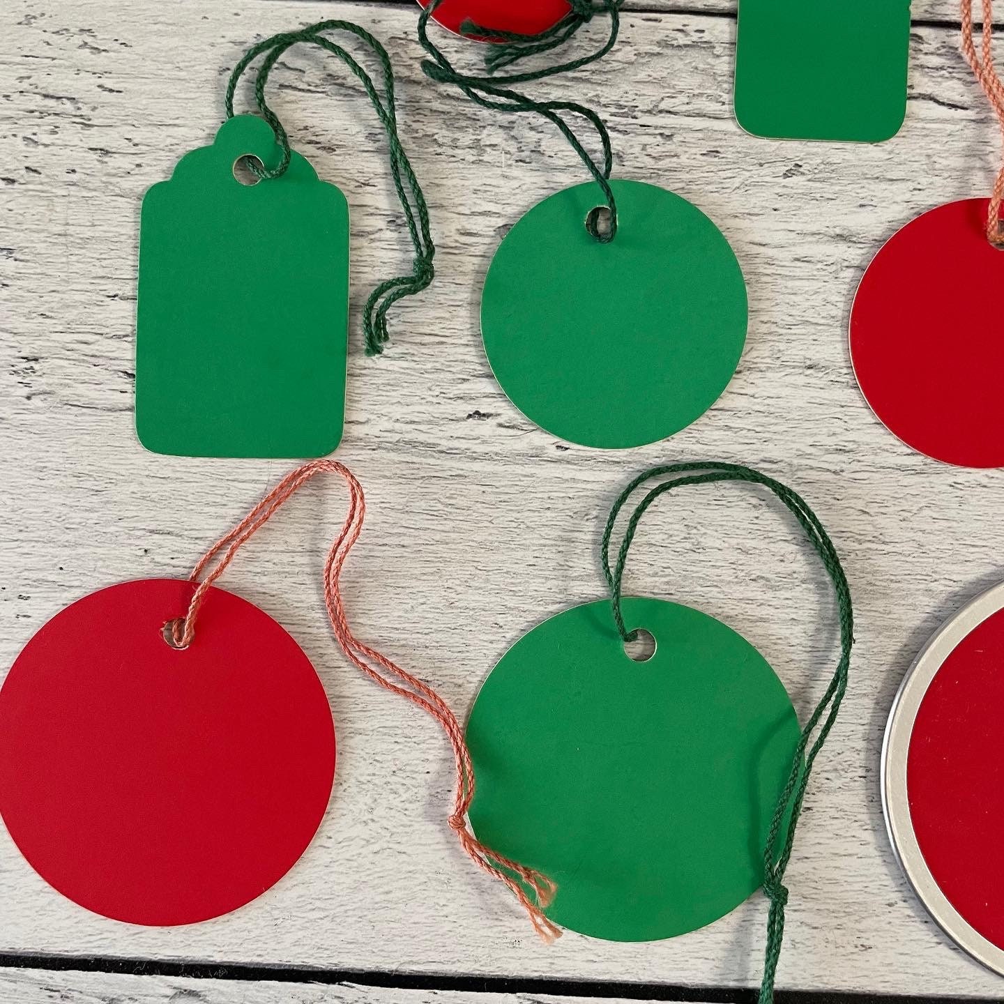 Vintage Dennison Tag Bag. One Dozen Vintage Dennison Red & | Etsy