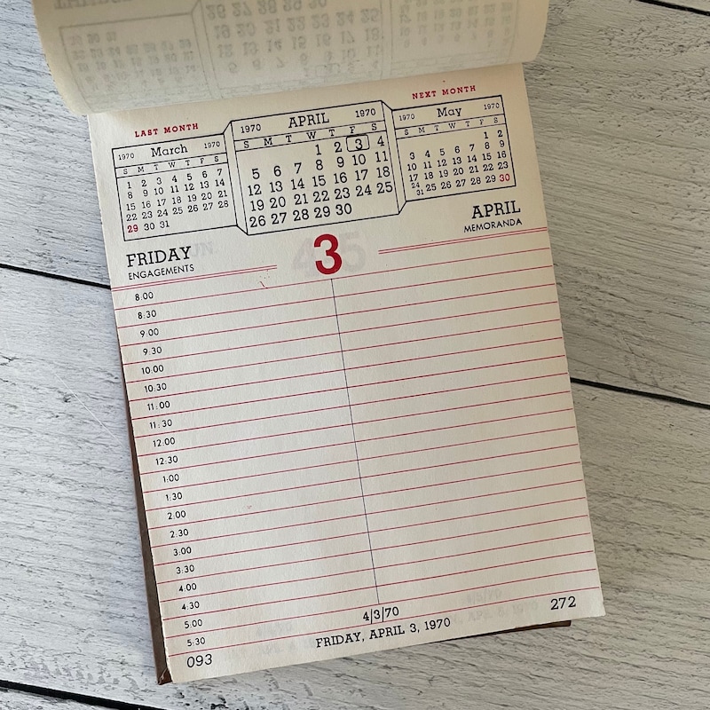 Vintage Calendar 1953 - Etsy