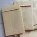 1920’s Large Ledger Paper Handmade Catalog Envelopes Choose Your Set - Etsy