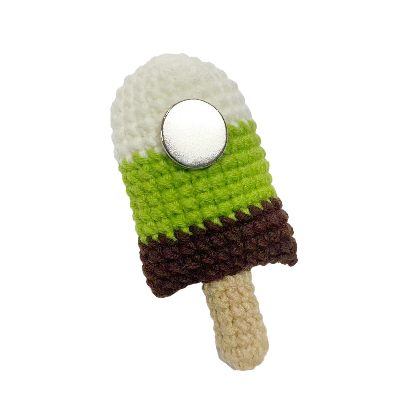 Crochet Fridge Magnet: Handmade Milk Cotton Food Decor - Etsy