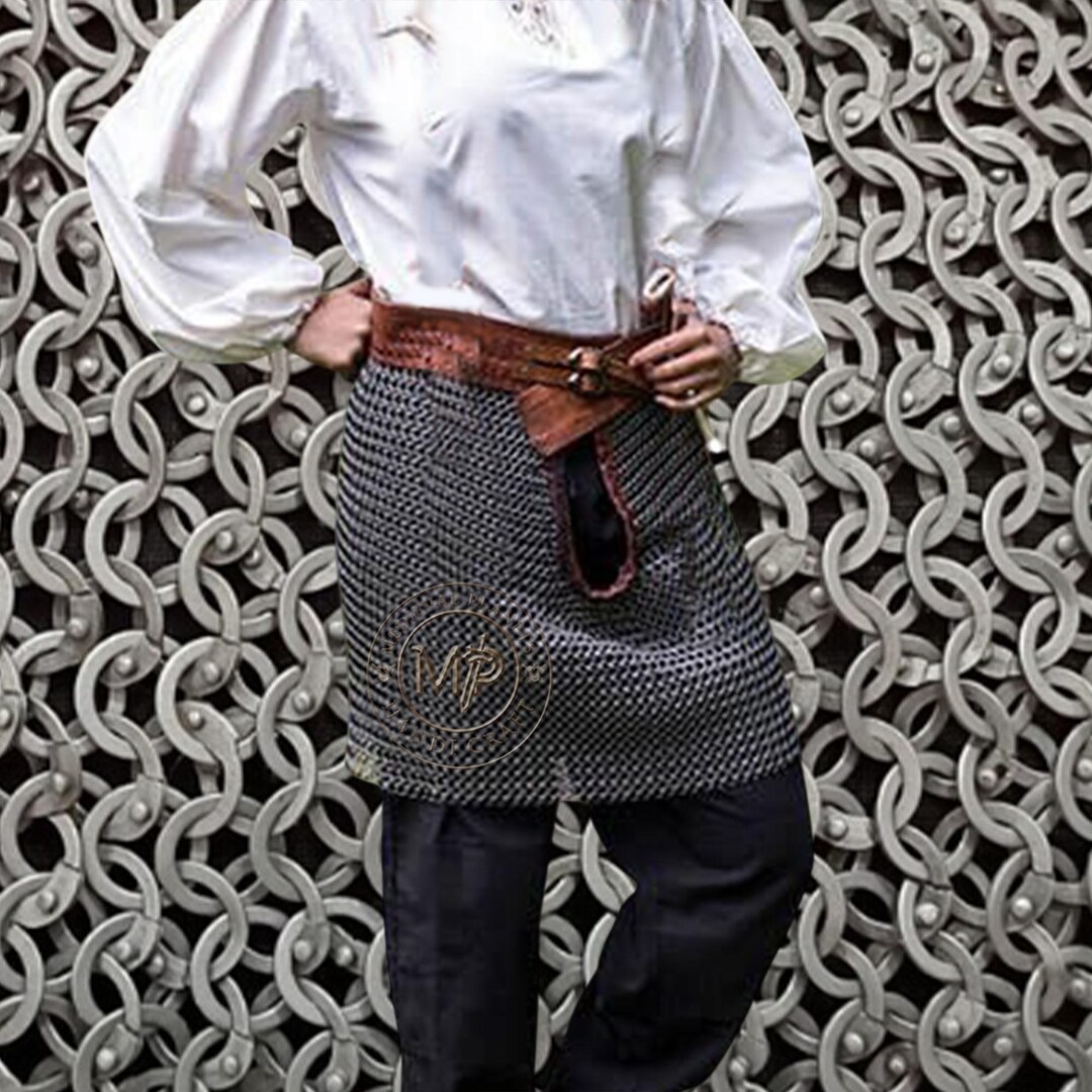 Medieval Chainmail Skirt – 9mm Riveted Mild Steel, LARP Costume - Etsy