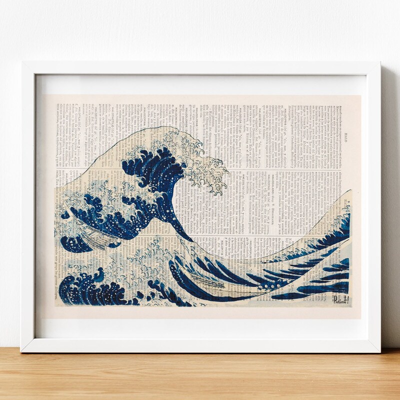 Wave Print - Etsy