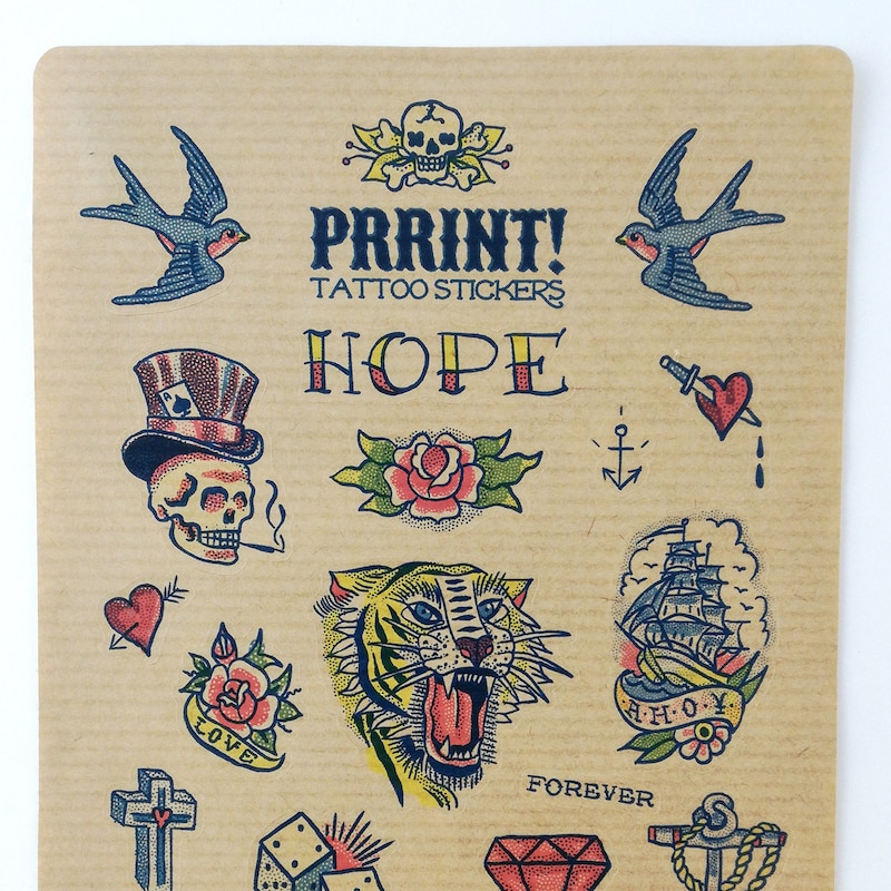 Tattoo Stickers - Etsy
