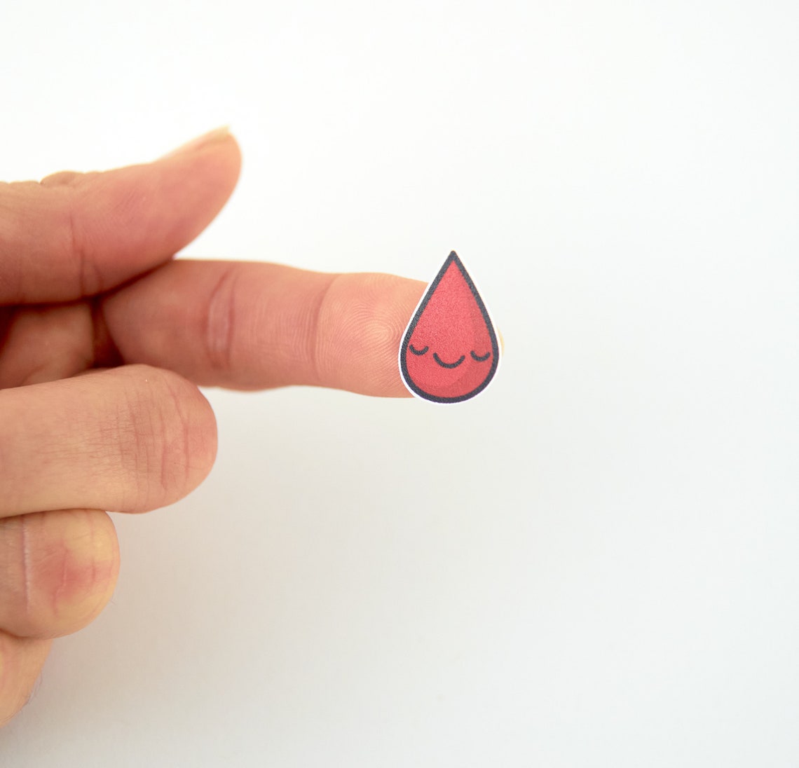 Funny Blood Drop Reminder Period Tracker Cute Kawaii - Etsy