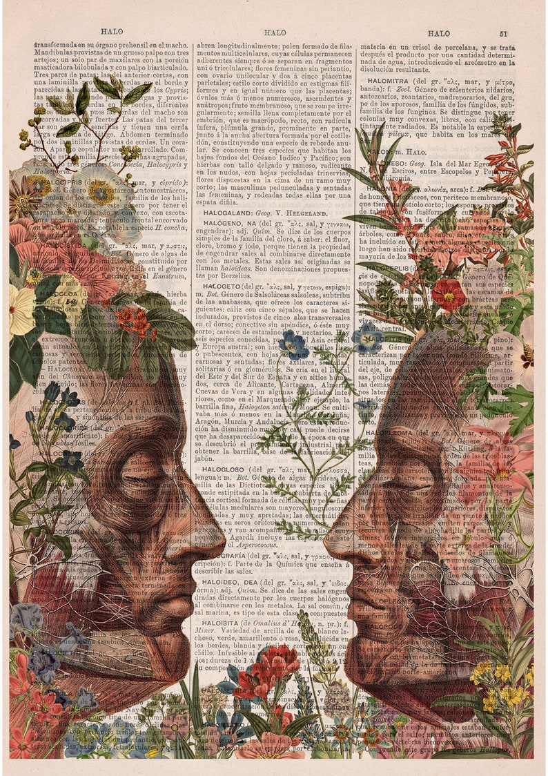 We are Nature Anatomy Art Body Study Art Anatomy Chart | Etsy