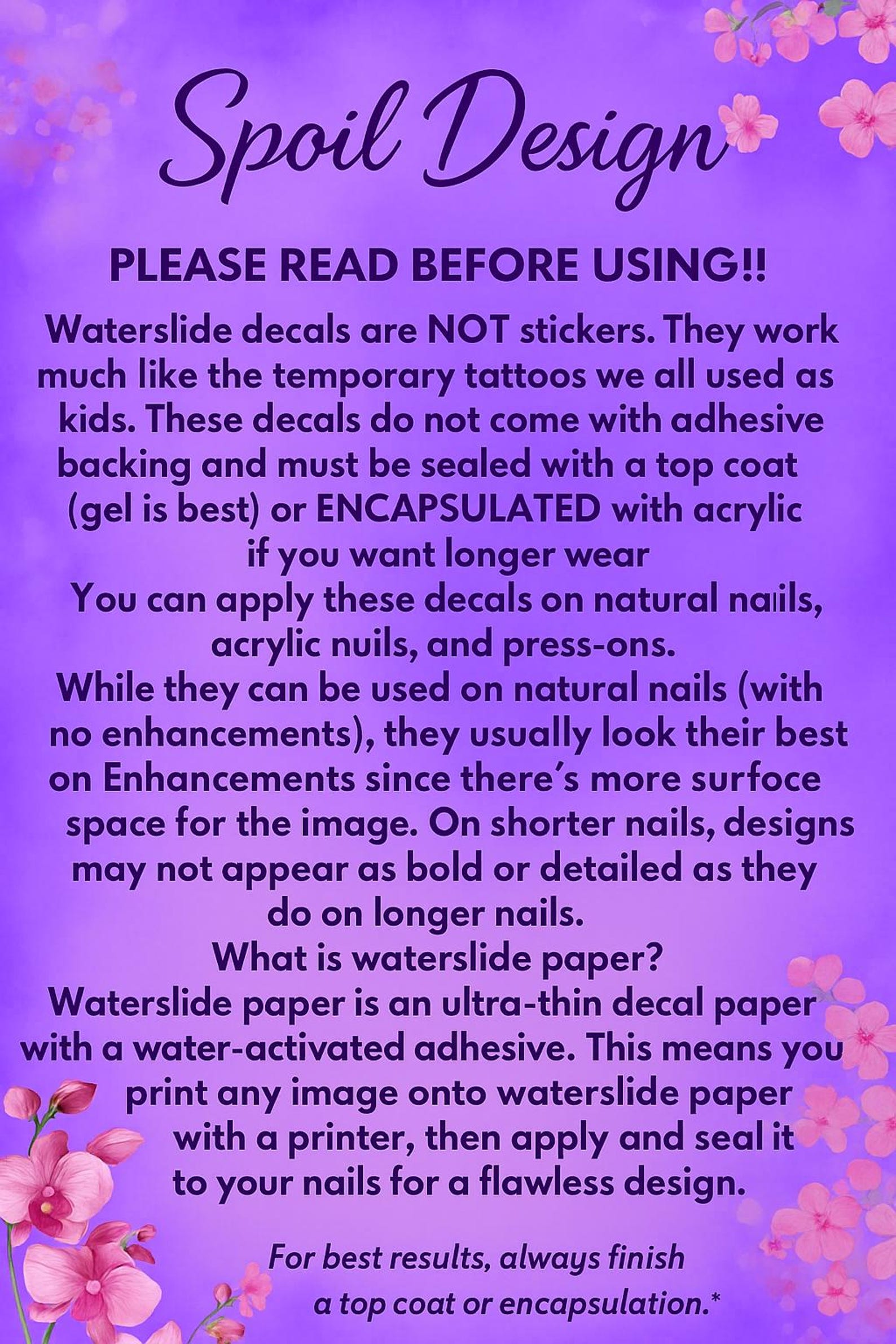 Christmas Nail Decals: Holiday Water Transfer Designs - Etsy