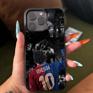Lionel Messi Phone Case, Stefan Inspired Collage, Protective Rubber ...