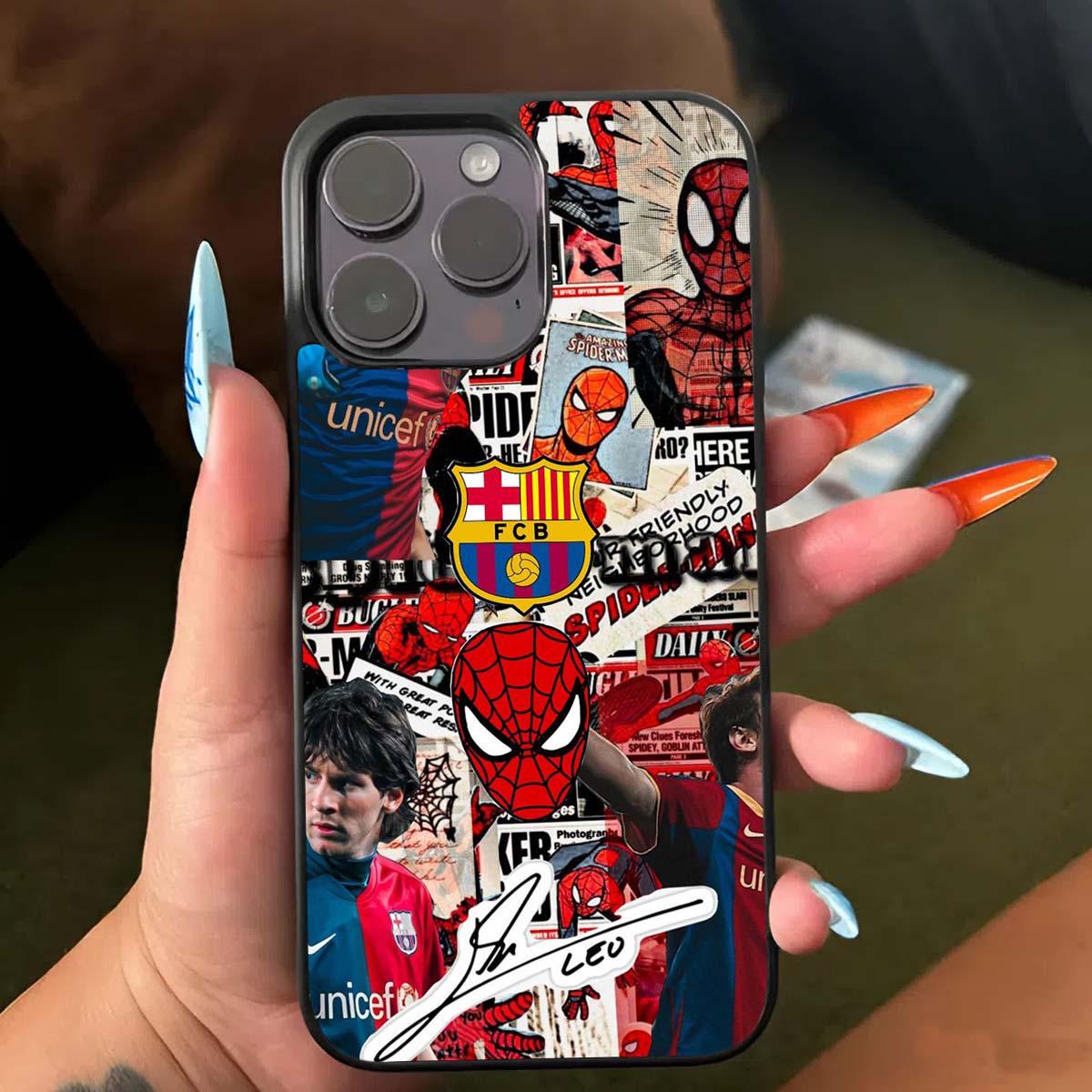 Lionel Messi Phone Case, Stefan Inspired Collage, Protective Rubber ...