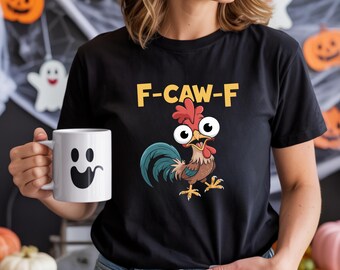Funny Rooster Meme Png, Funny F-caw-f Chicken PNG, Crazy Hen Digital ...