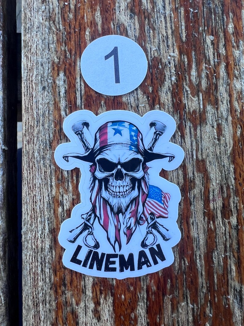 Lineman Bundle Pack, Choose 6 Sticker, Pick Your Own, 2in Sticker for ...