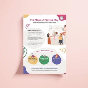 Pretend Play Guide: Early Childhood Learning Poster (PDF) - Etsy
