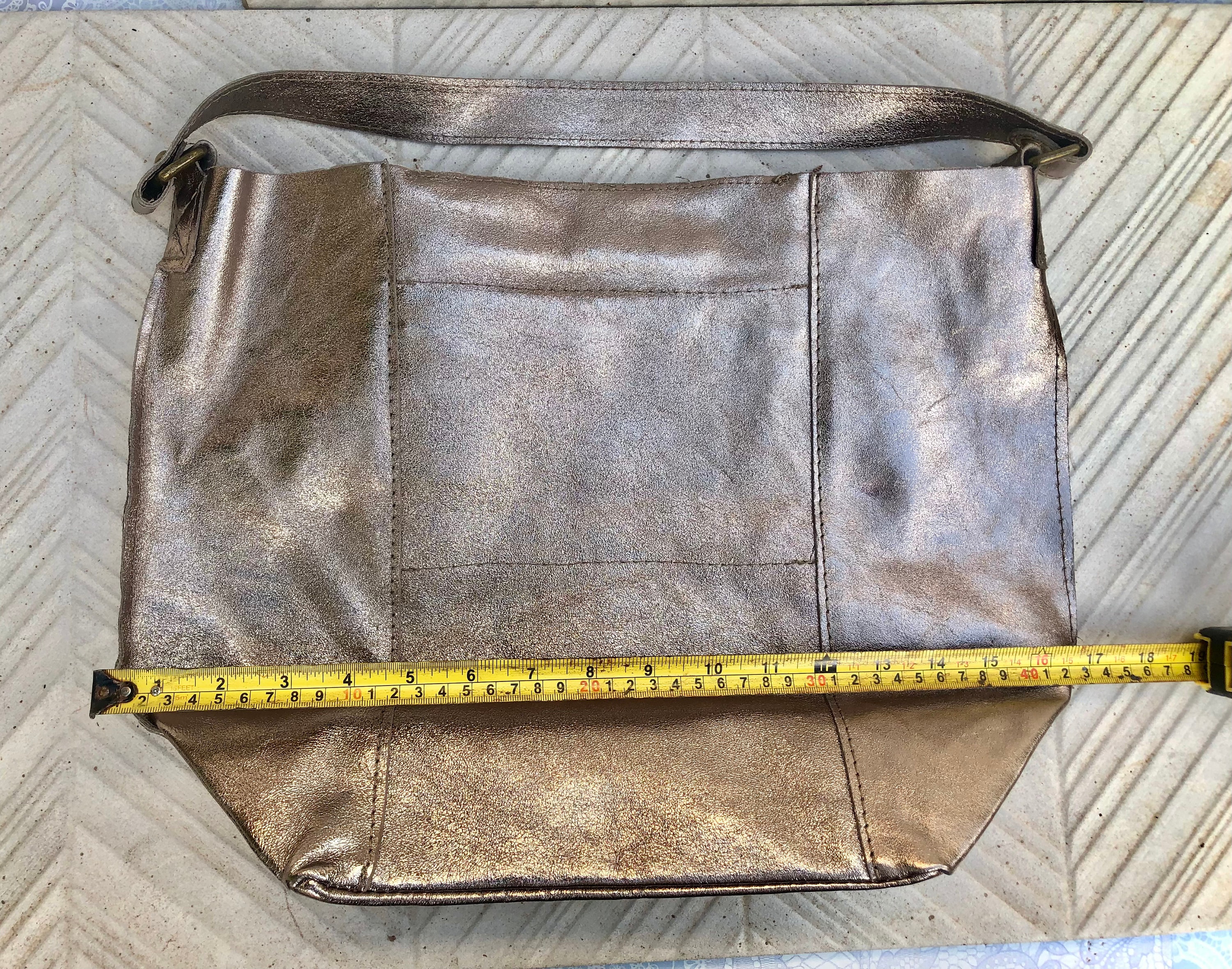 Slouch Leather Shopper Bag in Creamy White. Very Light Beige Hobo ...