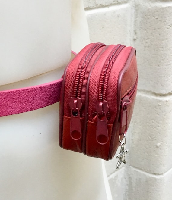 RED Wallet in Genuine Leather. Small RED Purse Fits Credit - Etsy