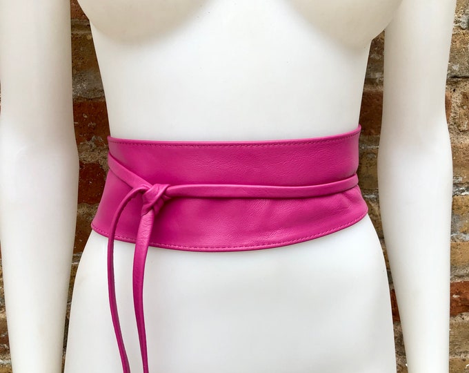 Personalized Pink Leather Belt, Braided Belt for Girls, Custom Belt for ...