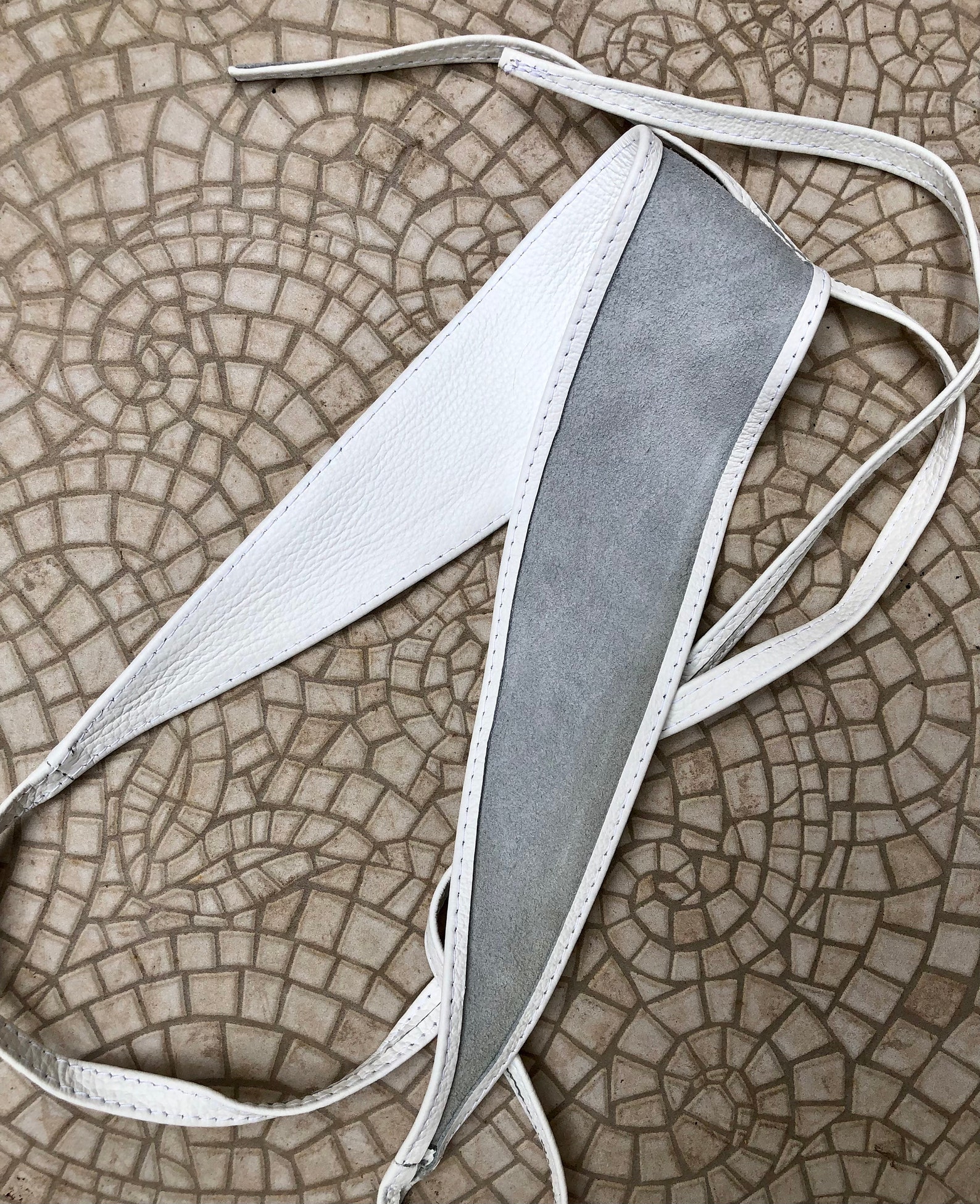 White Obi Belt in Soft Leather. Wrap Belt in White. Wide Waist - Etsy