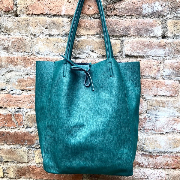 Teal Leather - Etsy