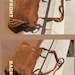 BOHO Suede Leather Bag in Light Camel BROWN. Soft Genuine - Etsy