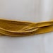 Obi Belt in Soft Leather. Wrap Belt in MUSTARD YELLOW. Waist Belt in ...