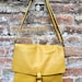 Yellow Crossbody Leather Bag. Soft Genuine Leather Bag. Mustard Yellow ...