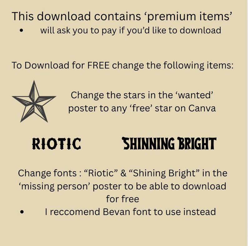 Wanted & Missing Person Poster Bundle | Editable Halloween Prop ...