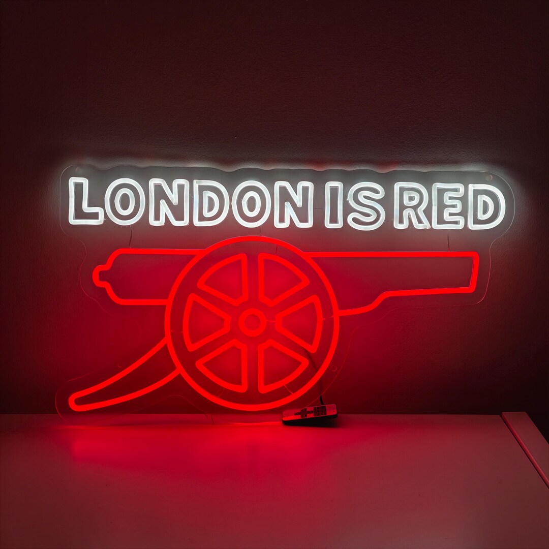 Arsenal LED Neon Sign | 70x44cm - Etsy