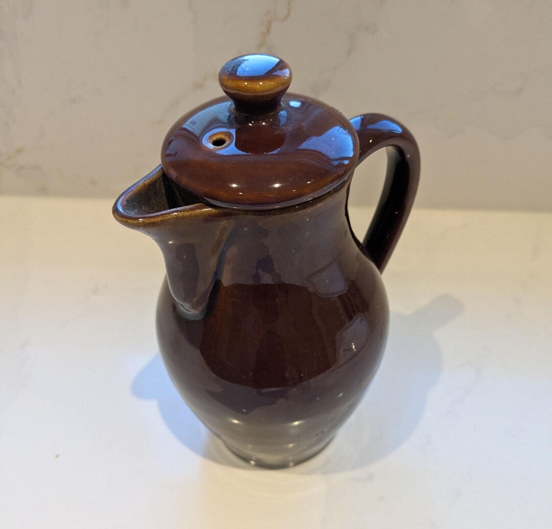 Vintage Denby Homestead Brown Coffee Pot. - Etsy