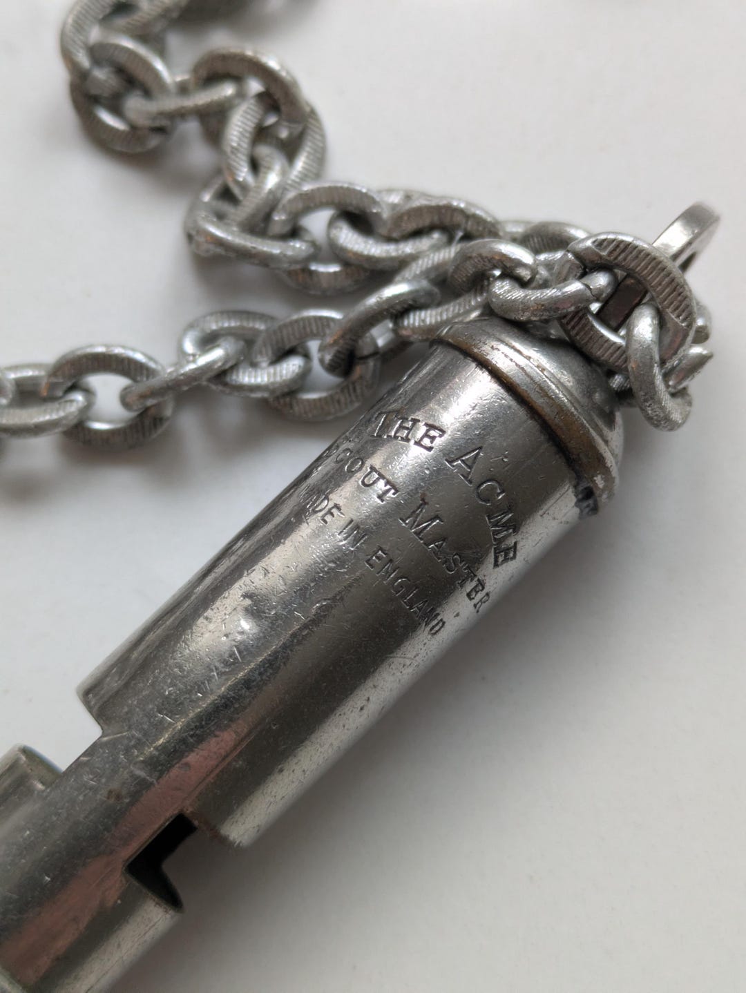 Vintage ACME Scout Master Whistle on Period Chain. - Etsy