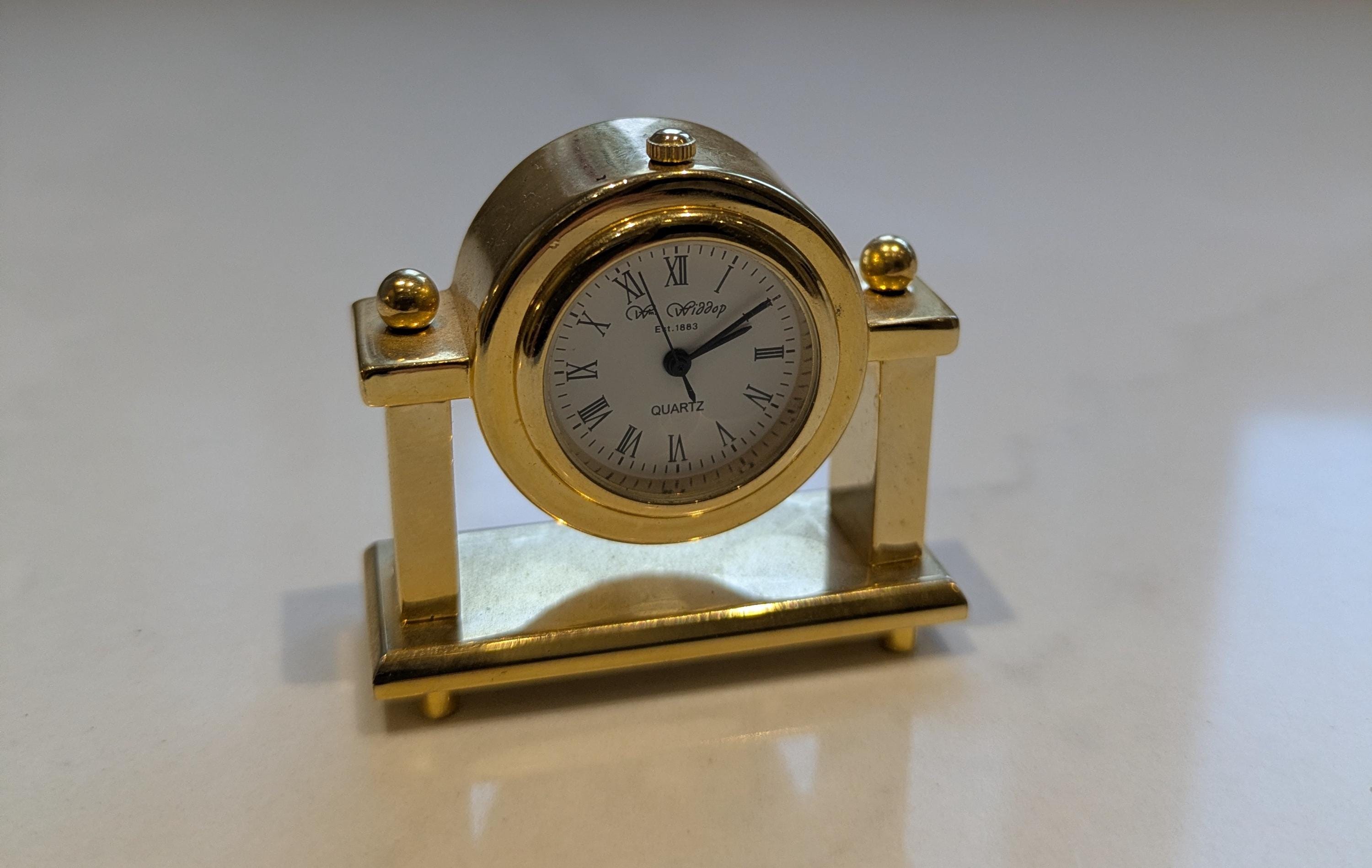 Vintage Miniature Widdop Carriage Clock - Etsy