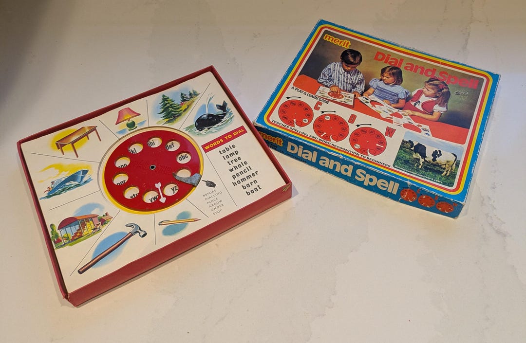 Vintage "dial & Spell" Board Game Circa:1970s - Etsy