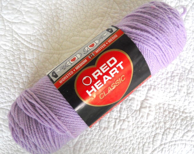 Red Heart Acrylic Yarn Light Lavender 0579, 3.5 Oz 99 G Worsted Weight ...