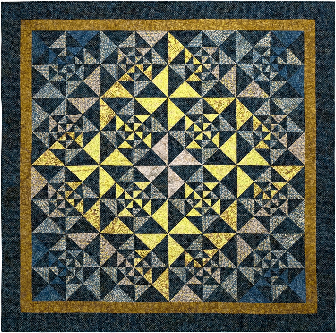 Ascension Quilt Pattern, by Curlicue Creations Throw Size Quilting ...