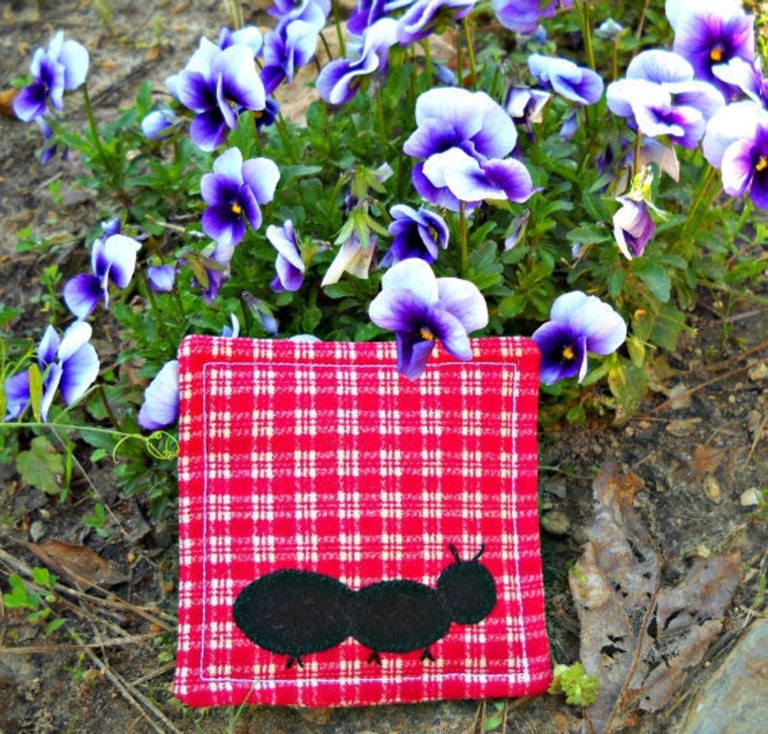 Picnic Coaster Quilt Pattern: Ant Drink Coasters, Summer Party Sewing ...