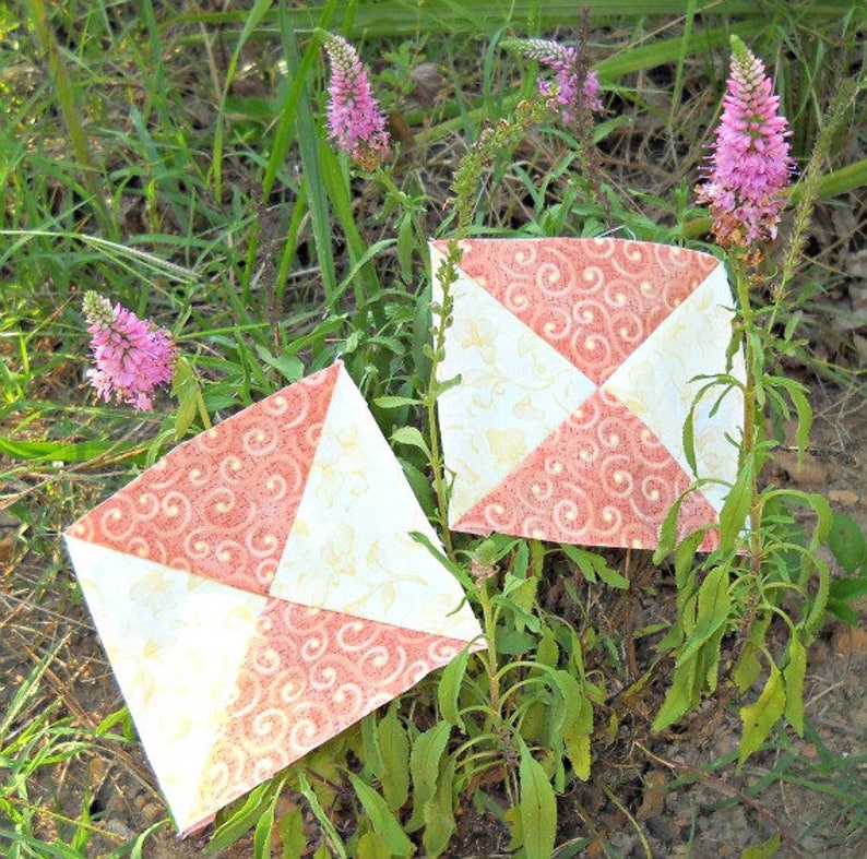 Easy Hourglass Quilt Block Pattern by Curlicue Creations, Patchwork ...