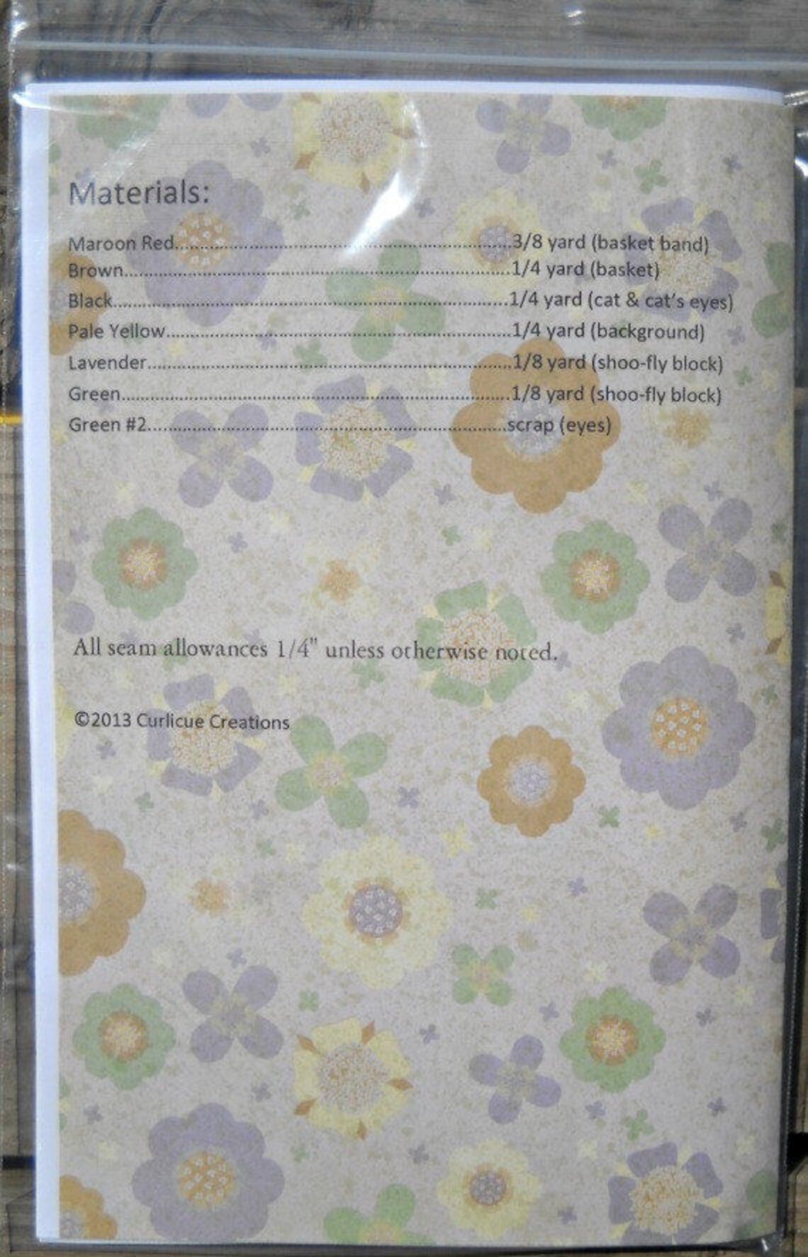 Shoo-fly Cat PDF Download Quilt Block Pattern by Curlicue | Etsy