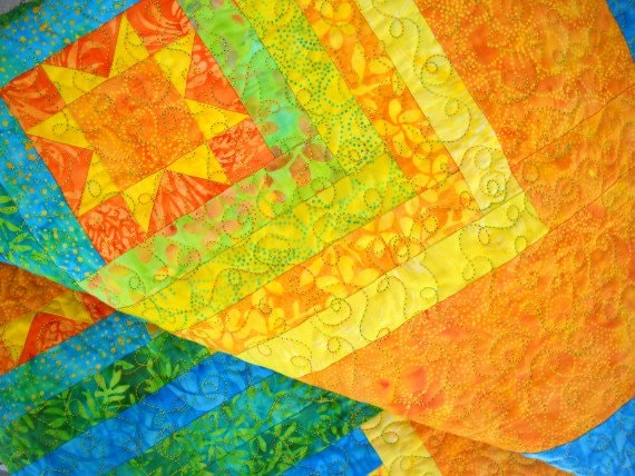 Log Cabin Under the Stars Quilt Pattern by Curlicue Creations - Etsy
