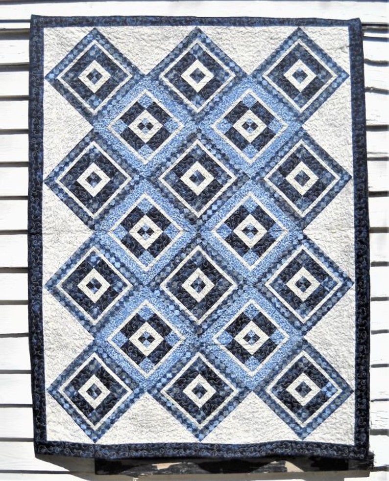 Postcard PDF Download Quilt Pattern Curlicue Creations - Etsy