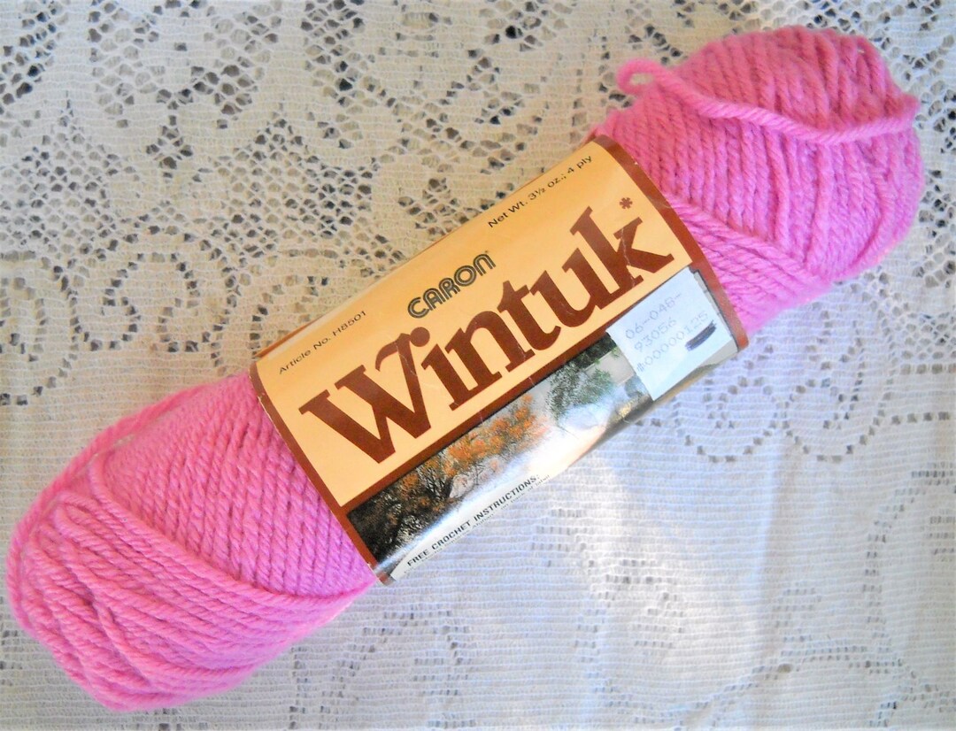 Caron Wintuk Yarn Lt. Rose Acrylic Yarn 3.5 Oz 99 G Worsted Weight Yarn ...