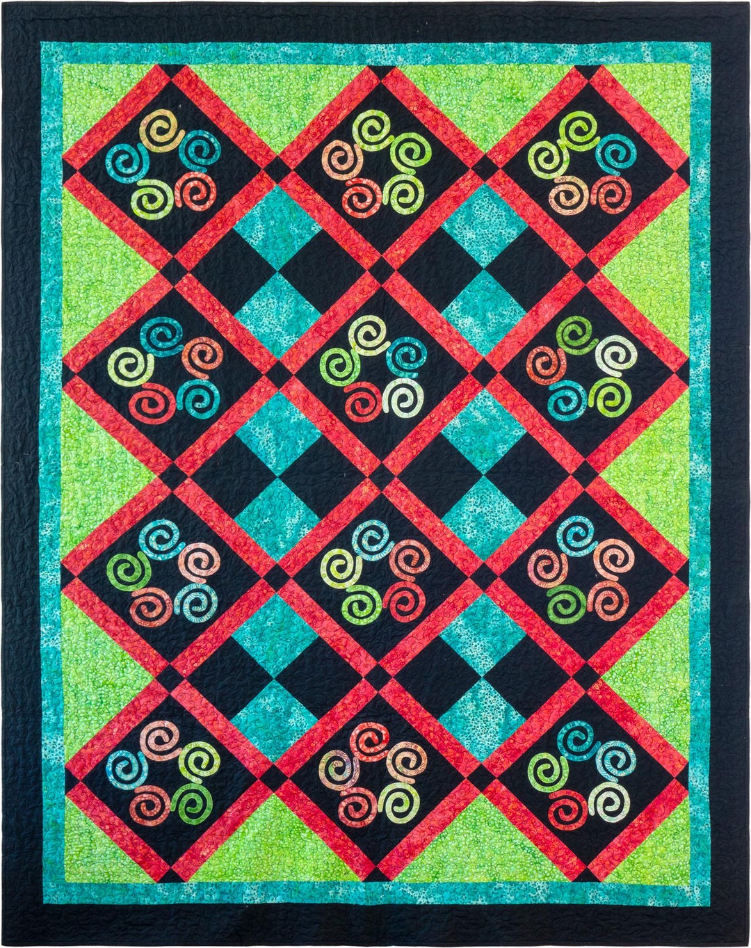 Midnight Star Quilt Pattern by Curlicue Creations Quilting Pattern ...