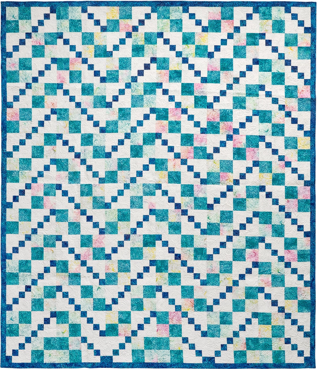 Rock the Boat Quilt Pattern: Easy Strip Piecing, Twin Size (PDF ...