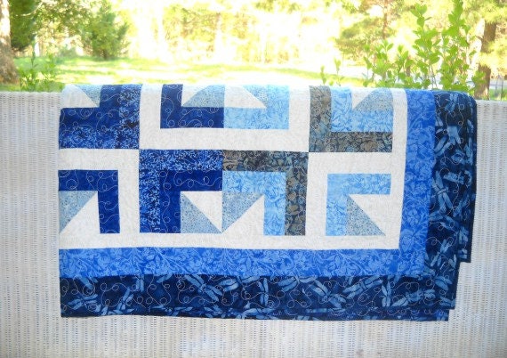 Thistle PDF Download Quilt Pattern Curlicue Creations Throw | Etsy