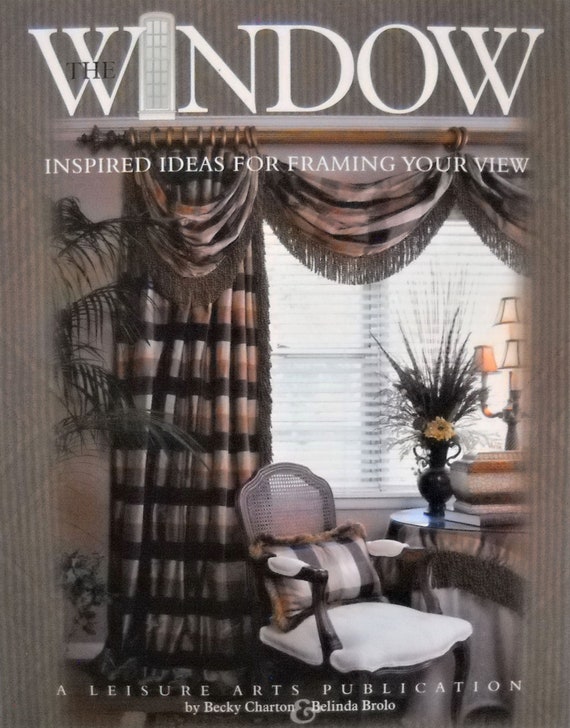 The Window Book Leisure Arts Curtains Drapes Window | Etsy